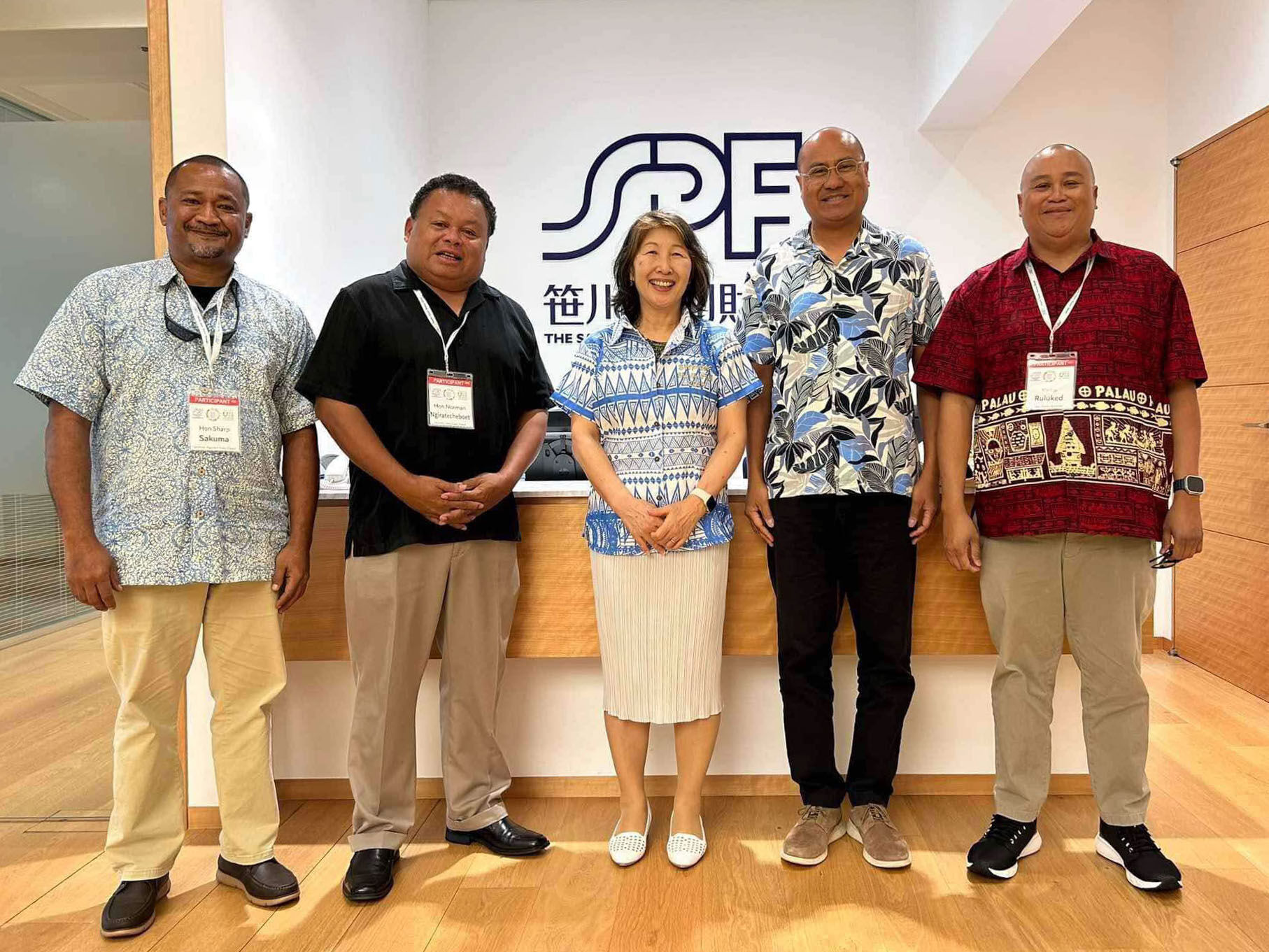 Palau delegation attends the Sasakawa Peace Foundation’s Pacific Islands